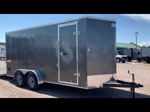 New Haulmark 7x16 Cargo Trailer with a few extra goodies!