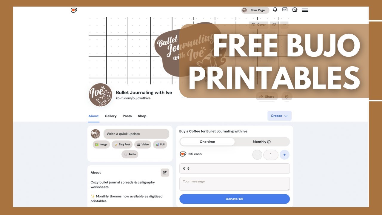 Digitizing My Bullet Journal Spreads 🦔 + Free Printables on Ko-fi