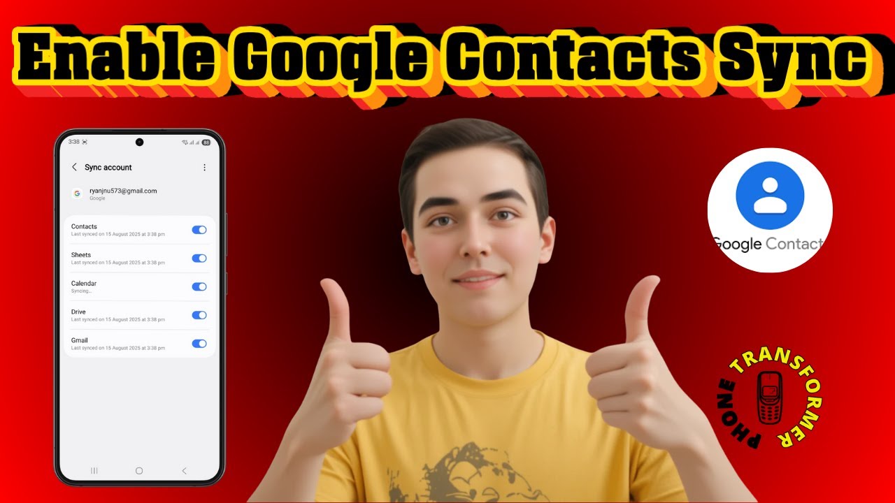 How To Turn On Google Contacts Auto Sync On Android | Never Lose a Contact (2025)
