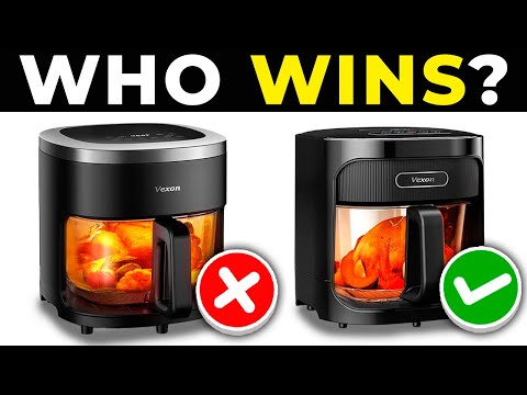 TOP 5 BEST GLASS AIR FRYERS for Healthy cooking 2025 | Affordable Air Fryers on AMAZON