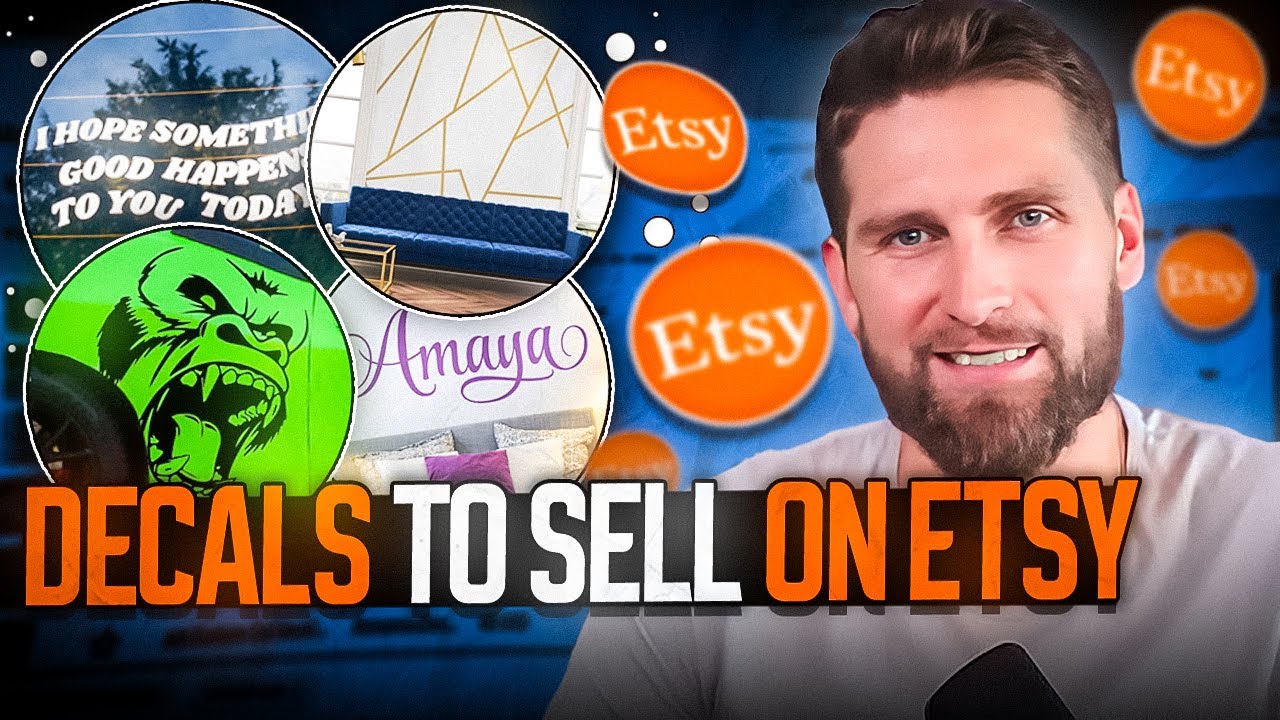 DECALS to Sell on Etsy - Product Research for Etsy sellers. If you sell on Etsy you NEED to watch