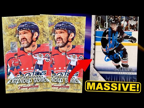 A TRULY GR8 CHASE! - 2024-25 Upper Deck Extended Series Hockey Hobby Box Break x2 - Alex Ovechkin