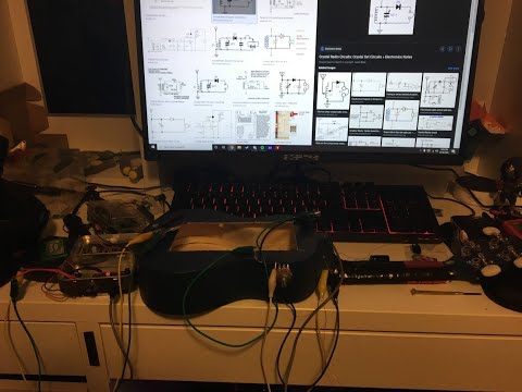 AM Crystal Radio made from a Ukulele! | Demo + Explanation