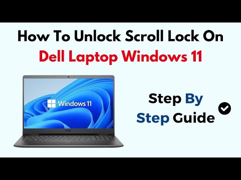 How To Unlock Scroll Lock On Dell Laptop Windows 11