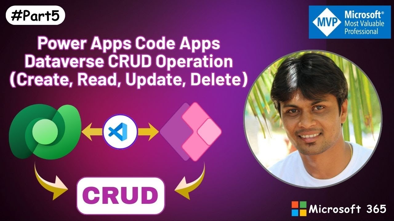 Power Apps Code Apps: Dataverse CRUD (Create, Read, Update, Delete) – Step by Step #powerappcodeapps