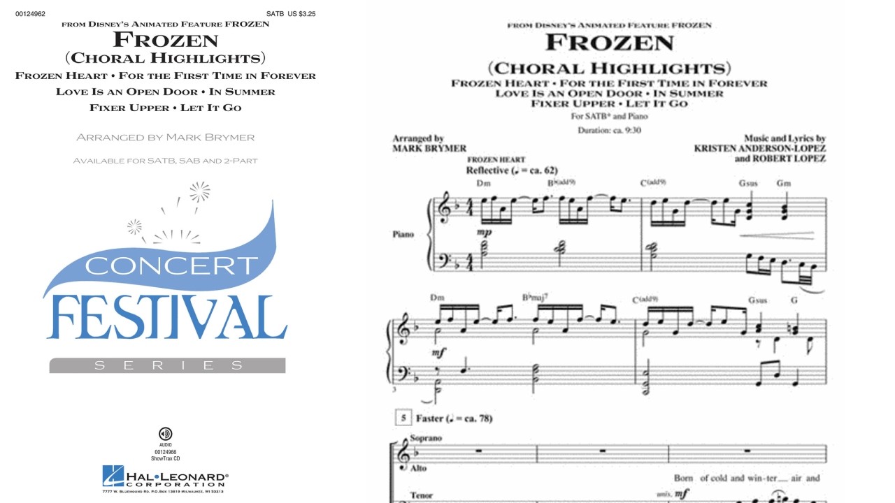 Frozen (Choral Highlights | SATB Choir | Arr. Mark Brymer