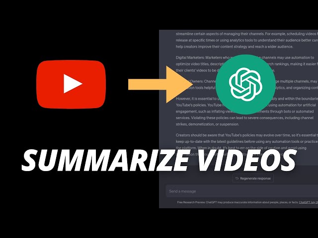 How to Efficiently Summarize YouTube Videos Using ChatGPT | Galaxy.ai | Galaxy.ai
