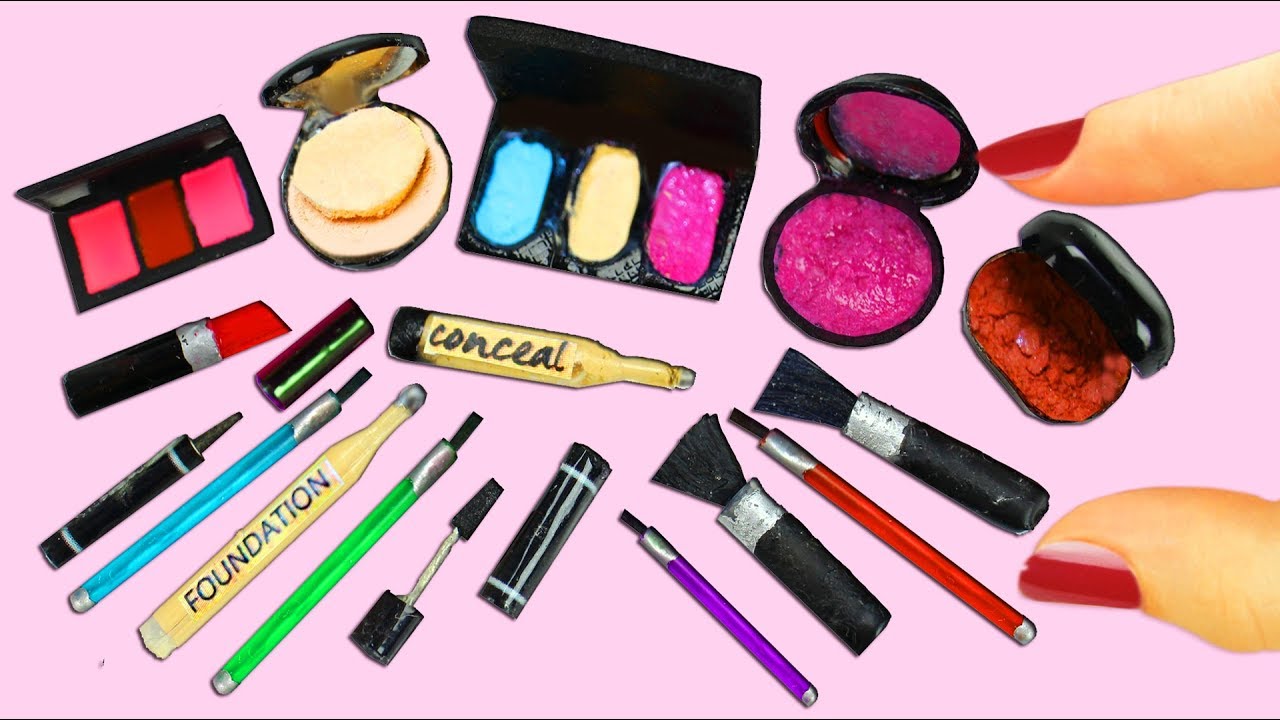 10 Easy DIY 100% REAL Miniature Makeup – SimpleKidsCrafts