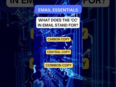 What Does CC in Email Mean? | Quick Tech Tips