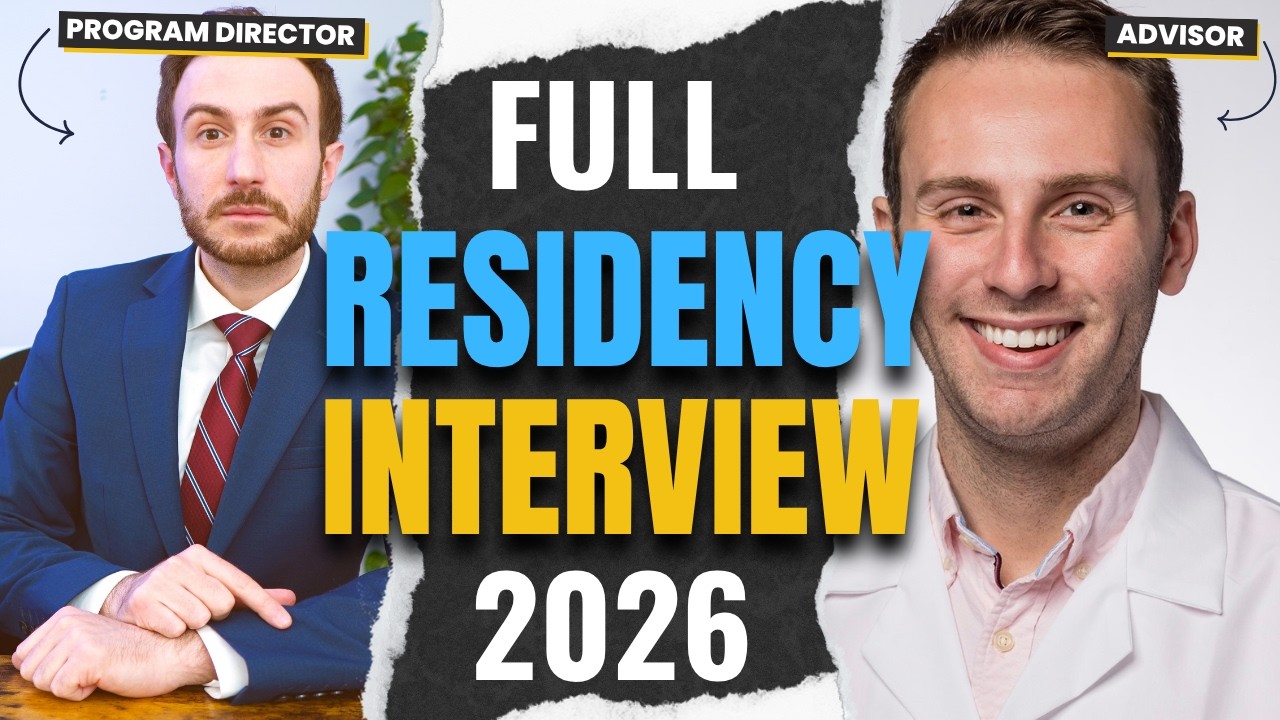 Answers to Residency Interview Questions with an Advisor | Residency Interview Preparation 2026
