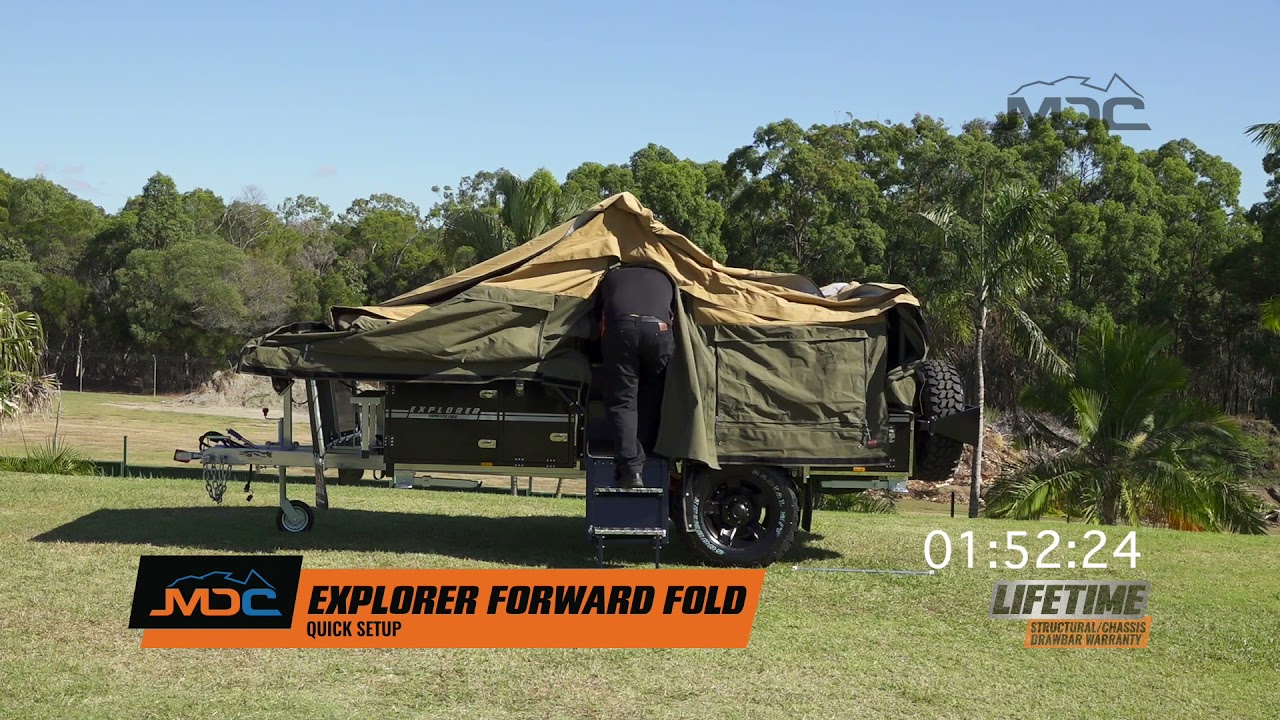 Explorer Forward Fold Pop-Up Camper Trailer