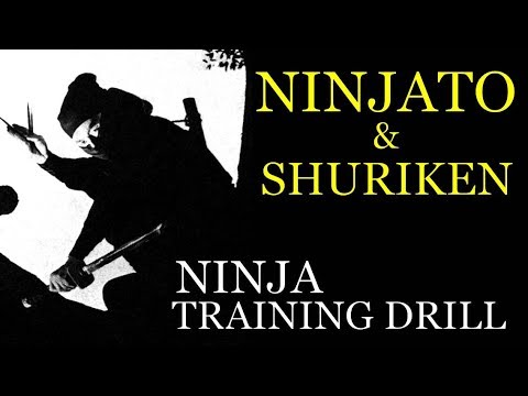 Ninjutsu Training | How To Use Ninjato & Shuriken In Combat | CQC ...