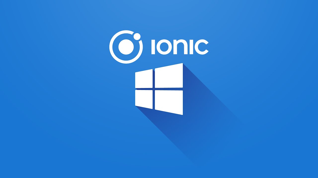 installing ionic 4 on windows 10