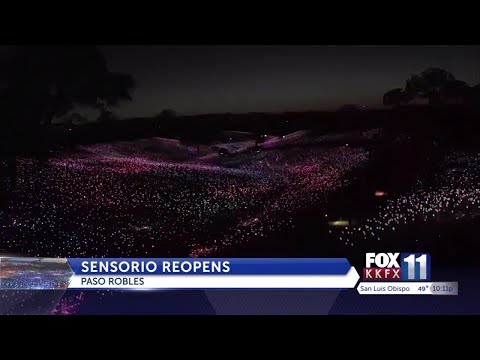 Sensorio light experience reopens in Paso Robles
