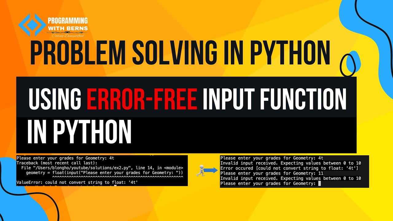 How to Handle User Input Errors in Python | Robust Utility Functions for Float and Integer Inputs