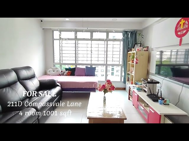 211D Compassvale Lane HDB Flat for Sale - 1,001 sqft | 99.co