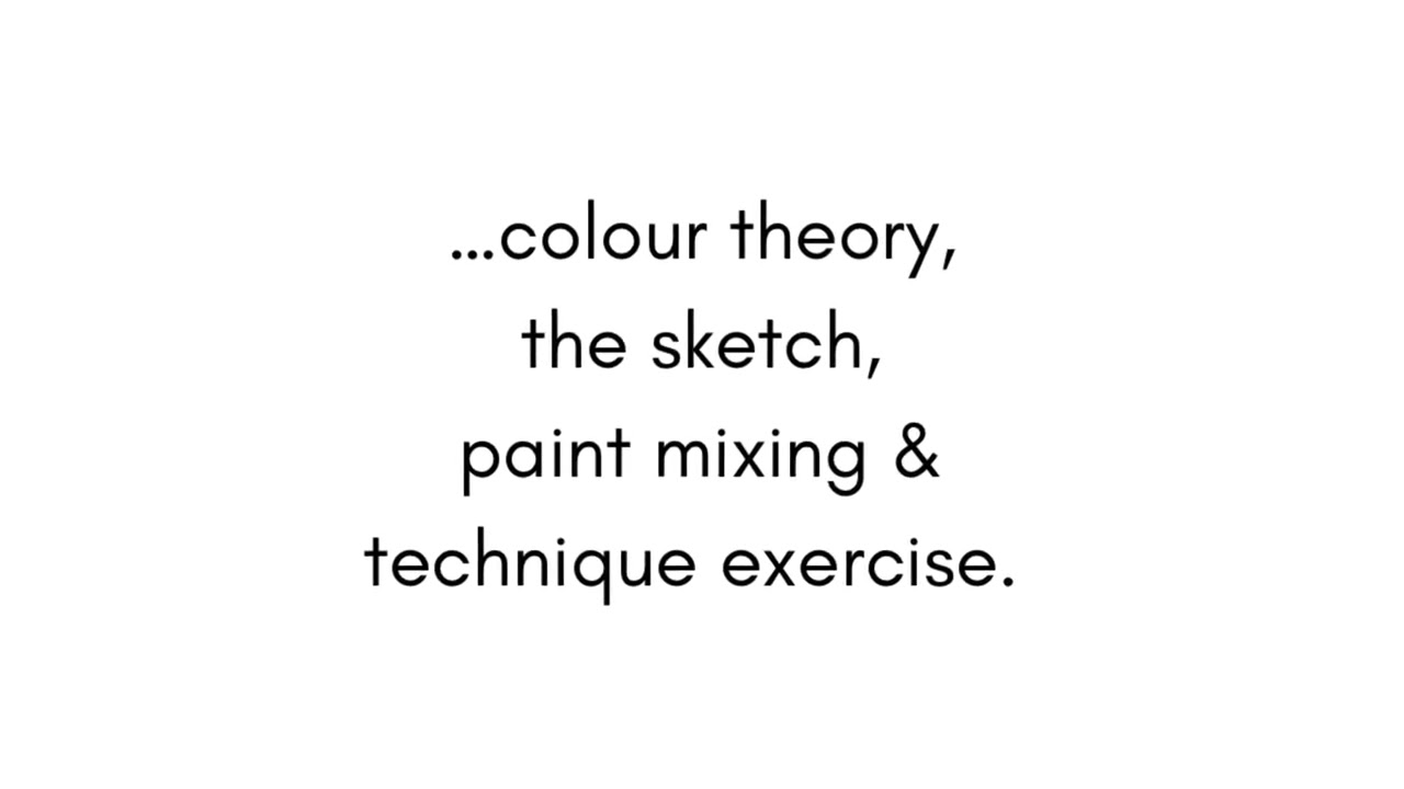 Abstract watercolour portrait course