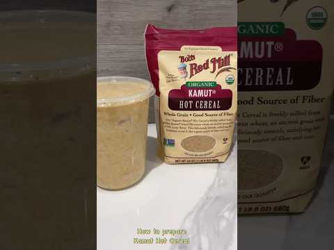 How To Prepare Kamut Hot Cereal? Alkaline Vegan | Dr Sebi Recipes