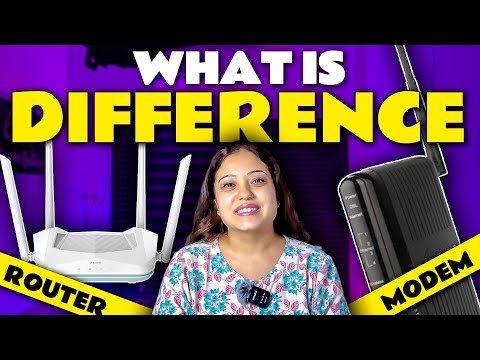 Working and Difference between Wifi Router & Modem | Detailed Video in Hindi.