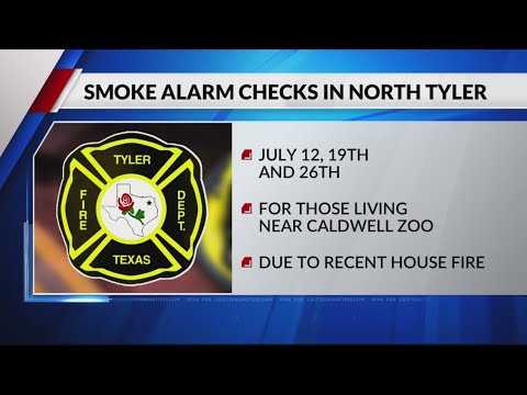 Tyler Fire to go door-to-door checking residents' smoke alarms