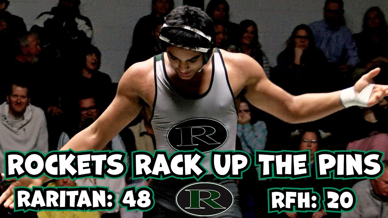 Raritan 48 Rumson Fair Haven 20 | HS Wrestling | Rockets Rack Up Six Pins!