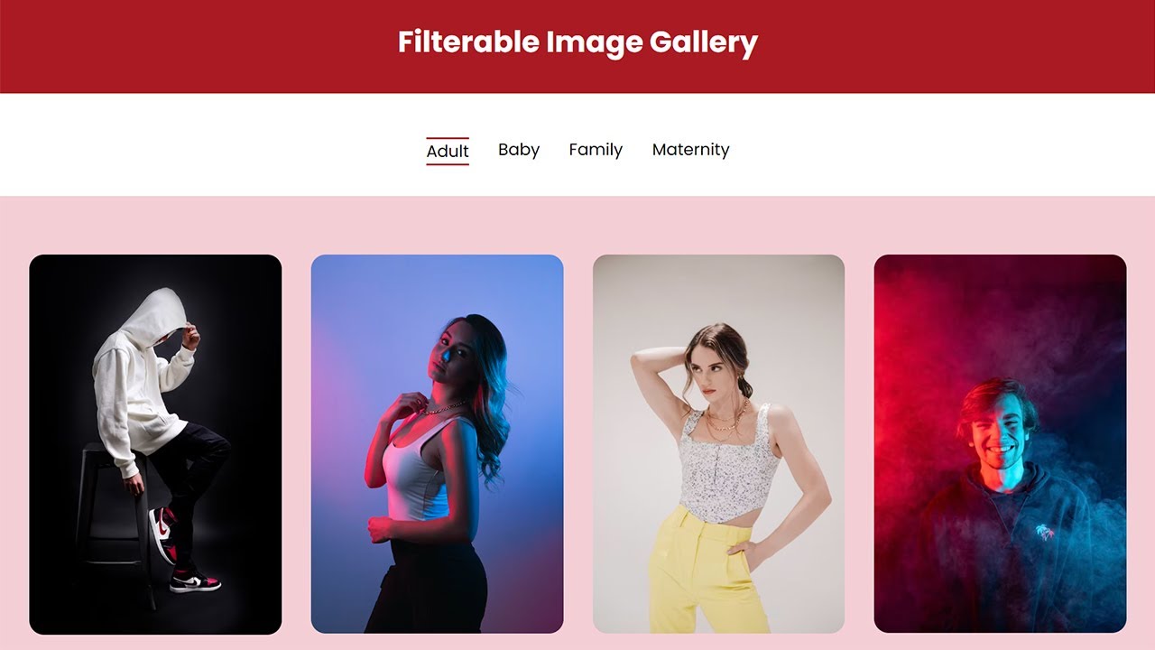 How to Create a Responsive Filterable Image Gallery with HTML, CSS, JavaScript