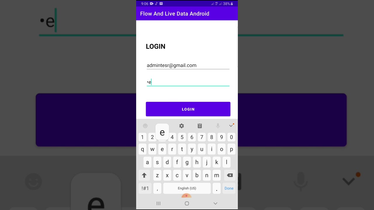 Live Data Android Demo App