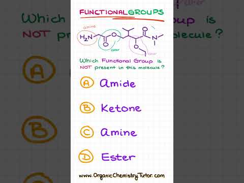 Which Functional Group is NOT Present? #organicchemistry #acs