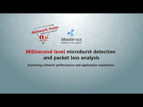 iMaster NCE FabricInsight — Millisecond-Level Microburst Detection and Packet Loss Analysis