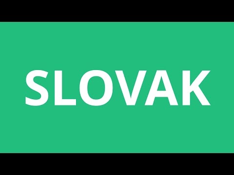 How To Pronounce Slovak - Pronunciation Academy