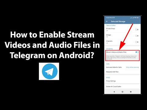 How to Enable Stream Videos and Audio Files in Telegram on Android?
