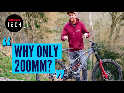 Why Do Downhill Bikes Only Have 200mm Of Travel? | #AskGMBNTech