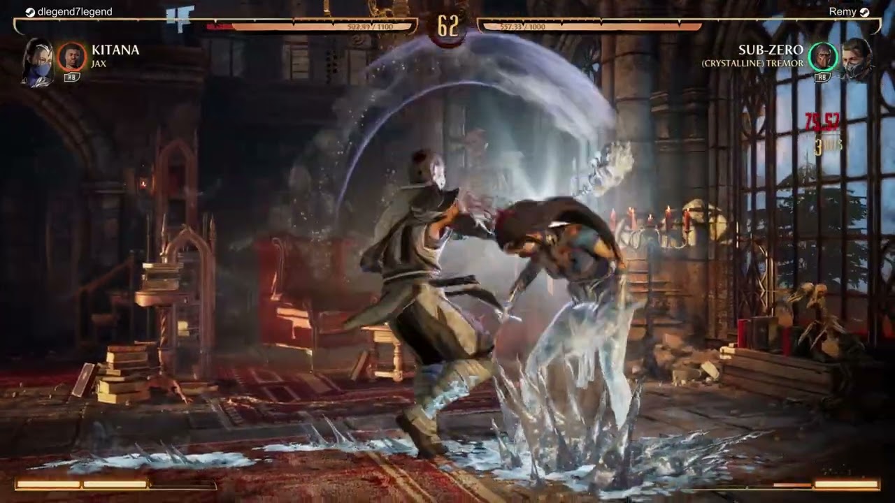53% Sub Zero Combo + Gameplay!! Tremor Kameo MK1