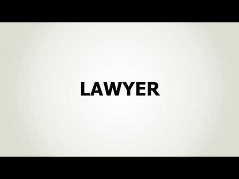 How to Pronounce Lawyer