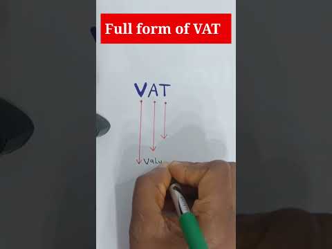 Full form of VAT.#shorts #learning #vat