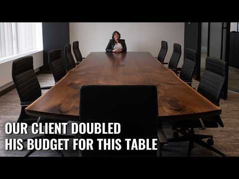 Our Client Doubled His Budget For This Table