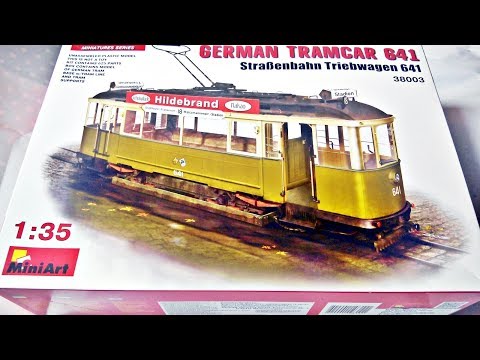 Inbox Review - MiniArt Kit #38003, German Tramcar