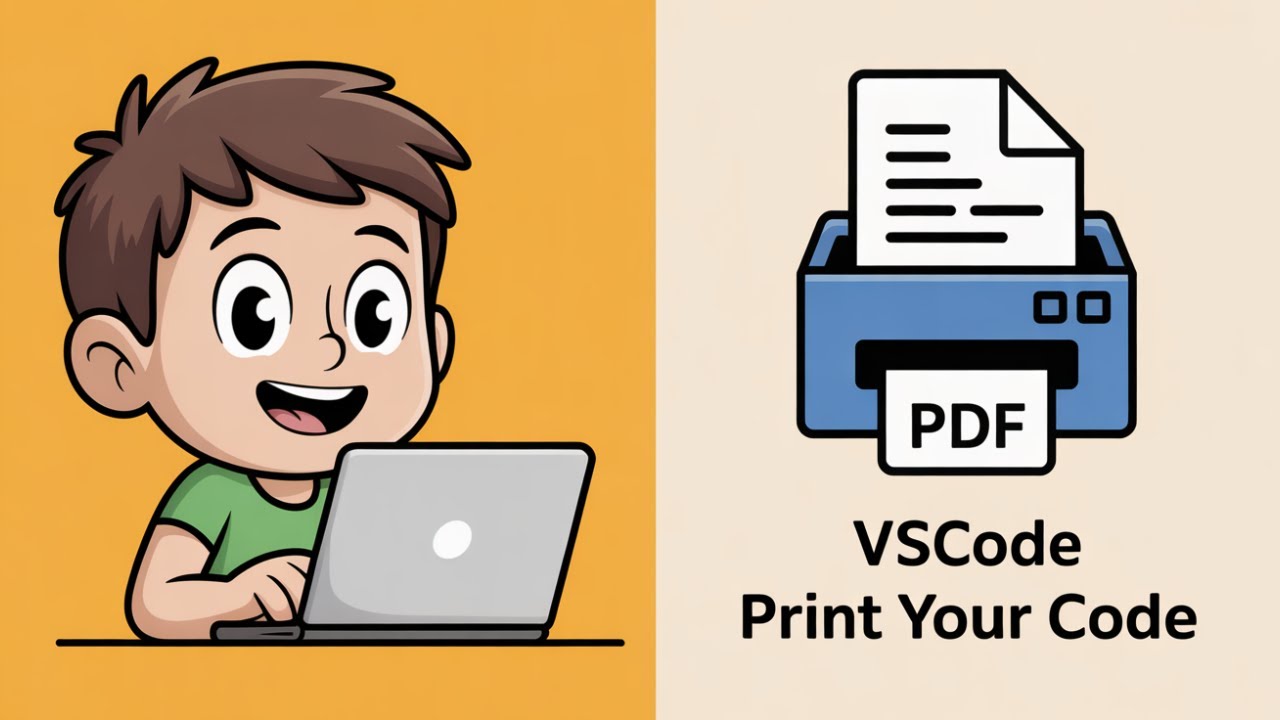 How to Export All Source Code to PDF Document & Print it in VSCode IDE