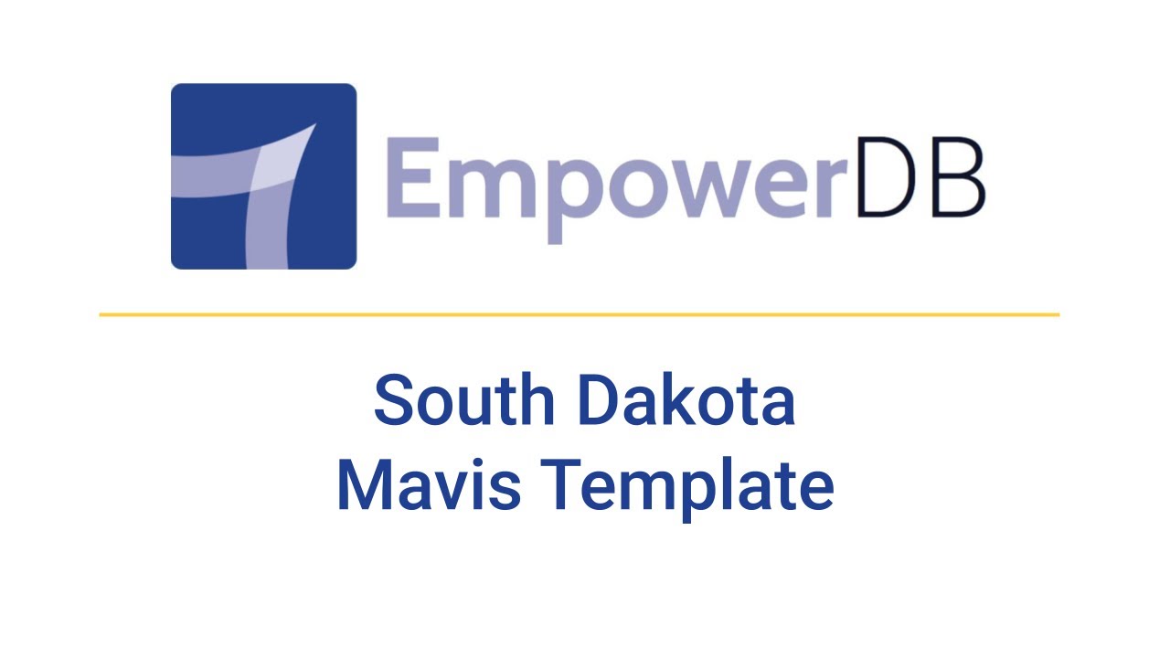 SD Mavis Template (Usage and Administration)
