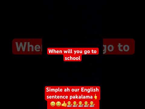 part 3 chinna English sentence Tamil meaning therinjukonga pesi parunga