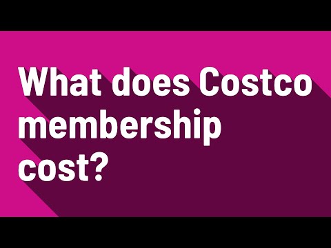 What does Costco membership cost?