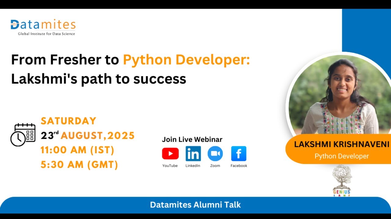 From Fresher to Python Developer: Lakshmi's path to success