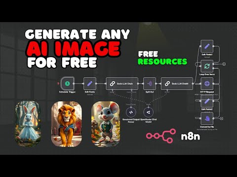 Generate Unlimited AI Images for FREE (No Catch!) | Step-by-Step Guide with Together.ai & N8N