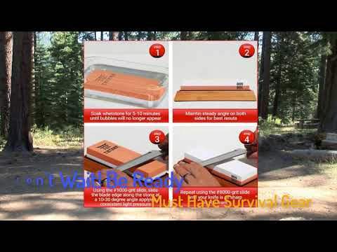 Tatara Kife Machete Sharpening Stone 1000 and 6000 Grit