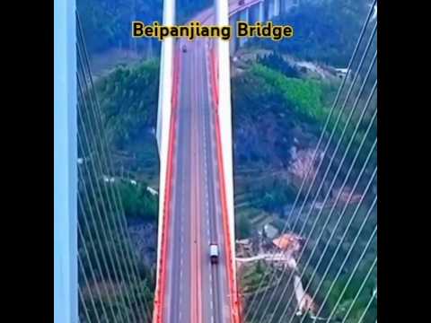 "The World's Highest Bridge Is Beyond Terrifying - Beipanjiang Bridge😱" #shorts #youtube
