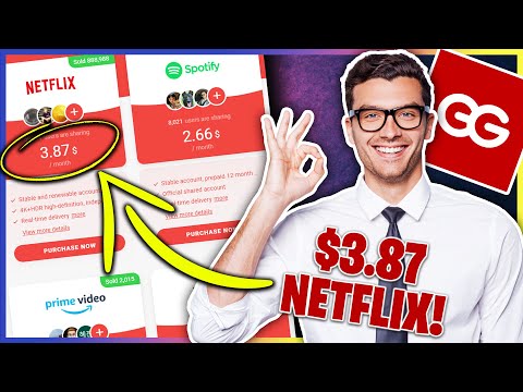 How to Get Netflix, Spotify & More For Under $4 a Month | Cheap Netflix Guide (Gamsgo Review)