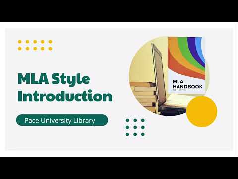 Creating Citations in MLA 9th Edition