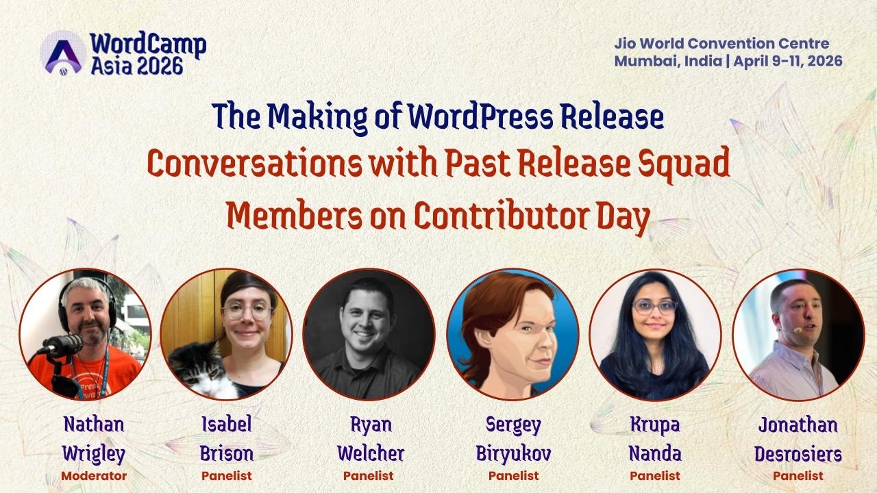 WordCamp Asia 2026: Panel Discussion 