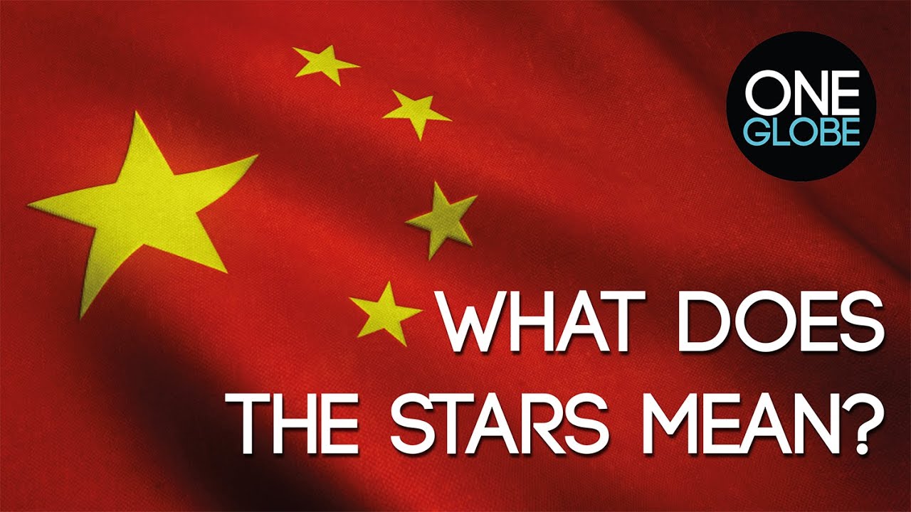 CHINA - The flag explained \\ Why is the flag red and why has it one big star and four small ones?