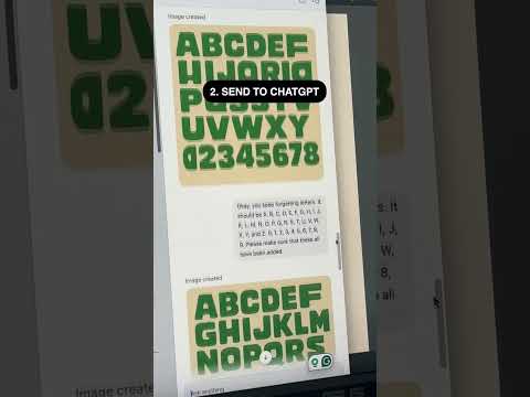 Create ANY Font with AI?! 🤯 Watch how! #AIFontGenerator #customfonts